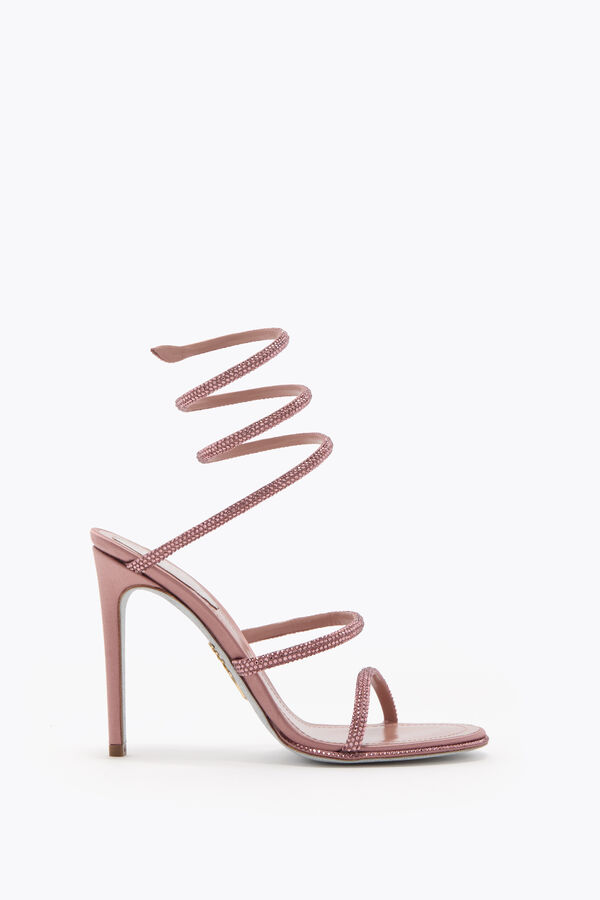 Jeweled CLEO POWDER PINK SANDAL 105 | Rene Caovilla®